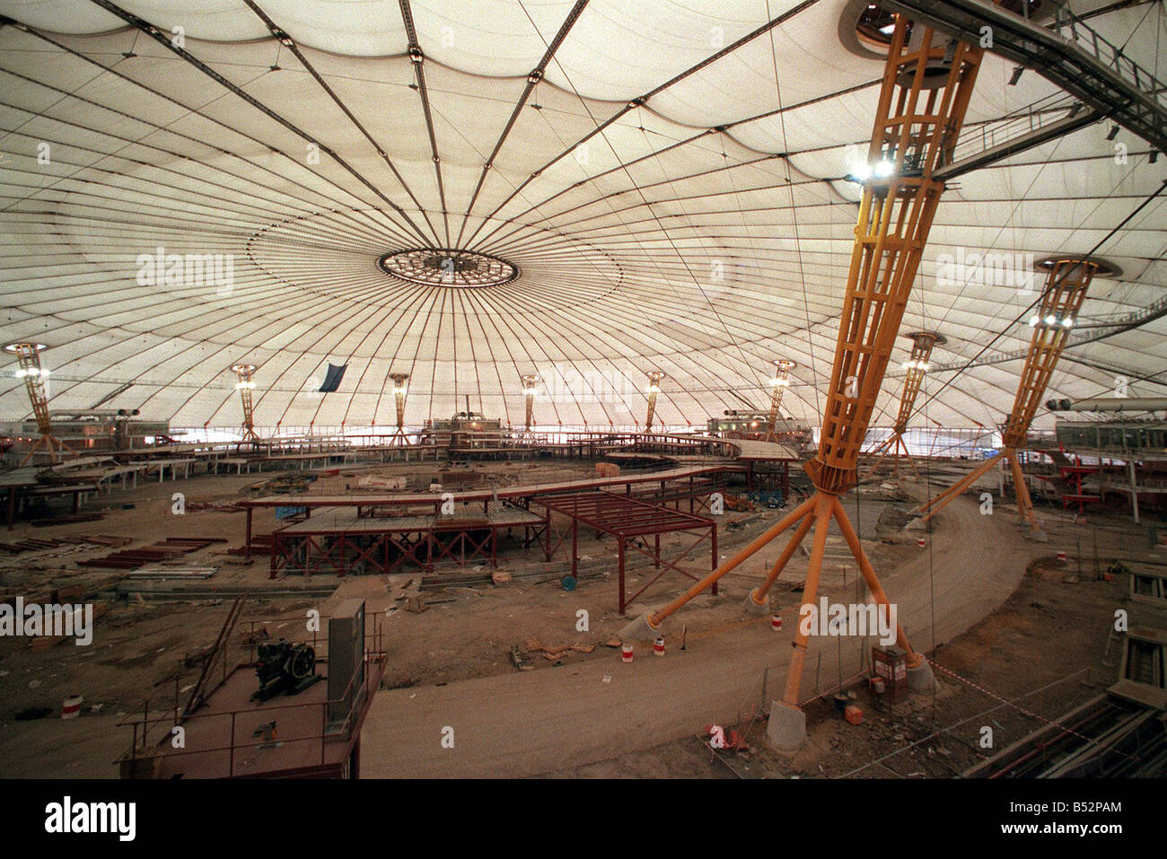 Millennium Dome at Greenwich in London December 1998 Stock Photo - Alamy