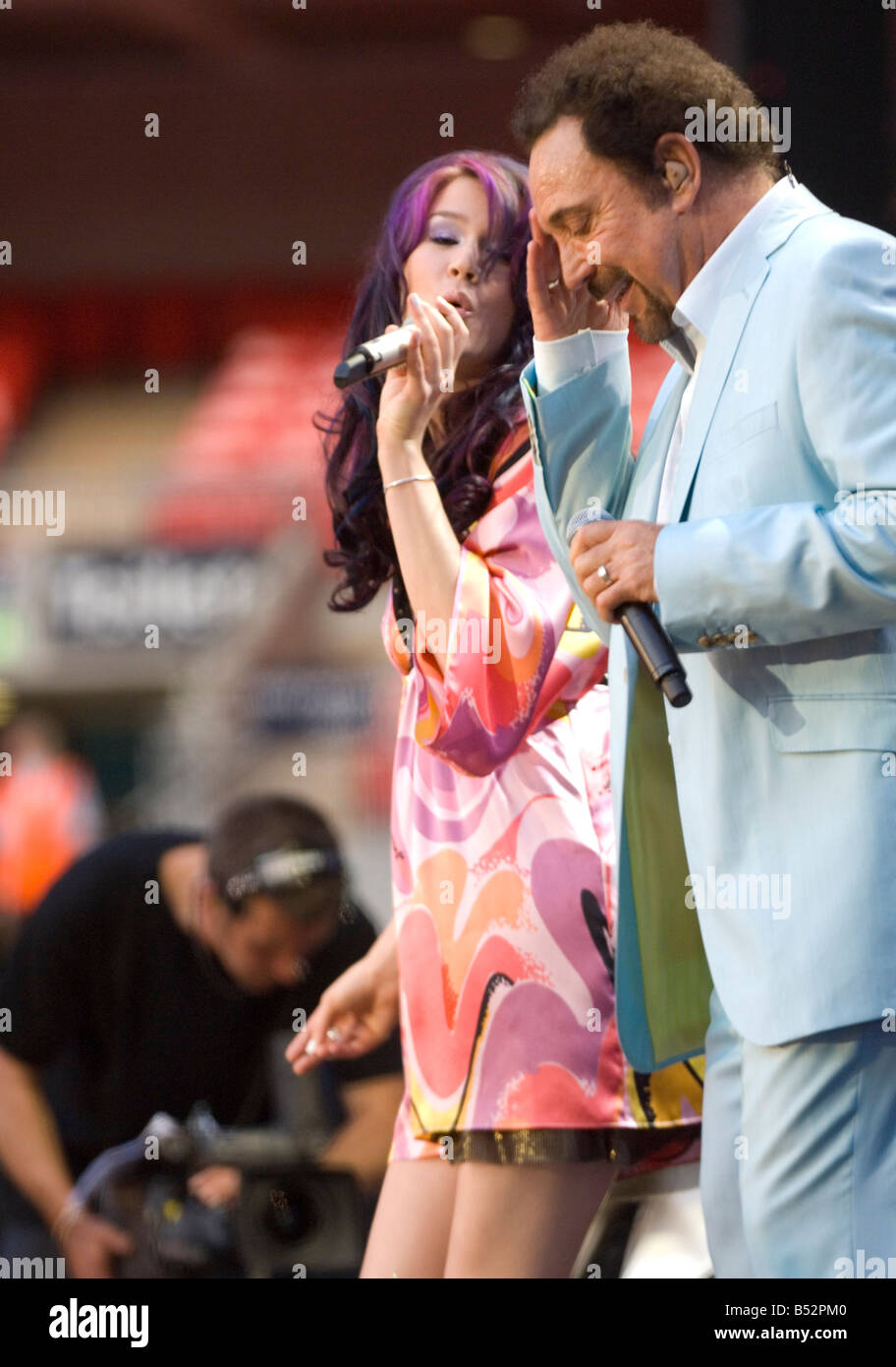 The Princess Diana Memorial concert at wembley stadium today. josh ...