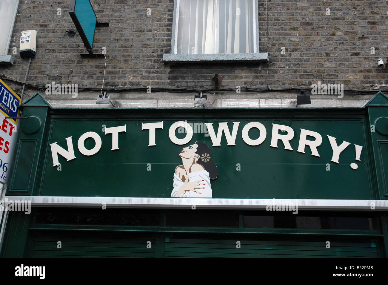 Not to Worry shop Talbot street Dublin Ireland Stock Photo - Alamy