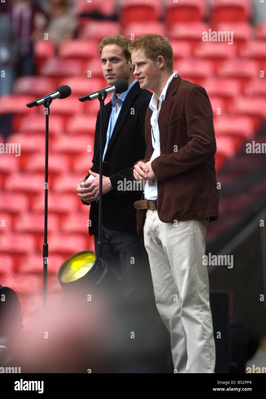 The Princess Diana Memorial concert at wembley stadium todaedward and ...