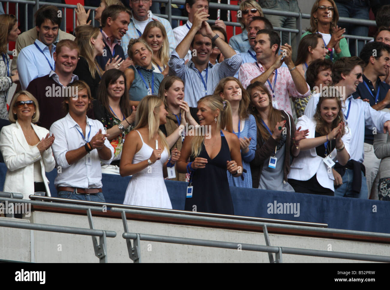 The Princess Diana Memorial concert at wembley stadium today. chelsea ...