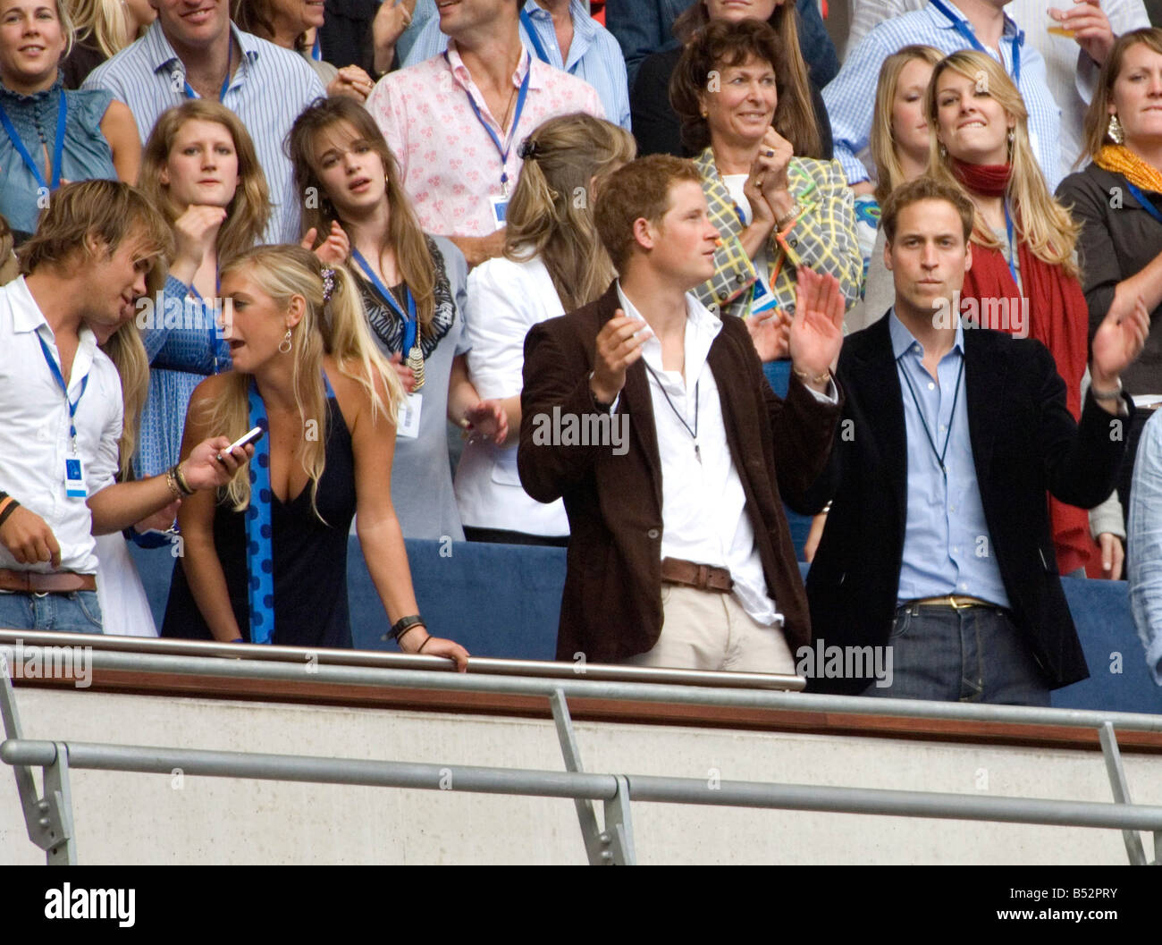 The Princess Diana Memorial concert at wembley stadium today.;cheslea ...
