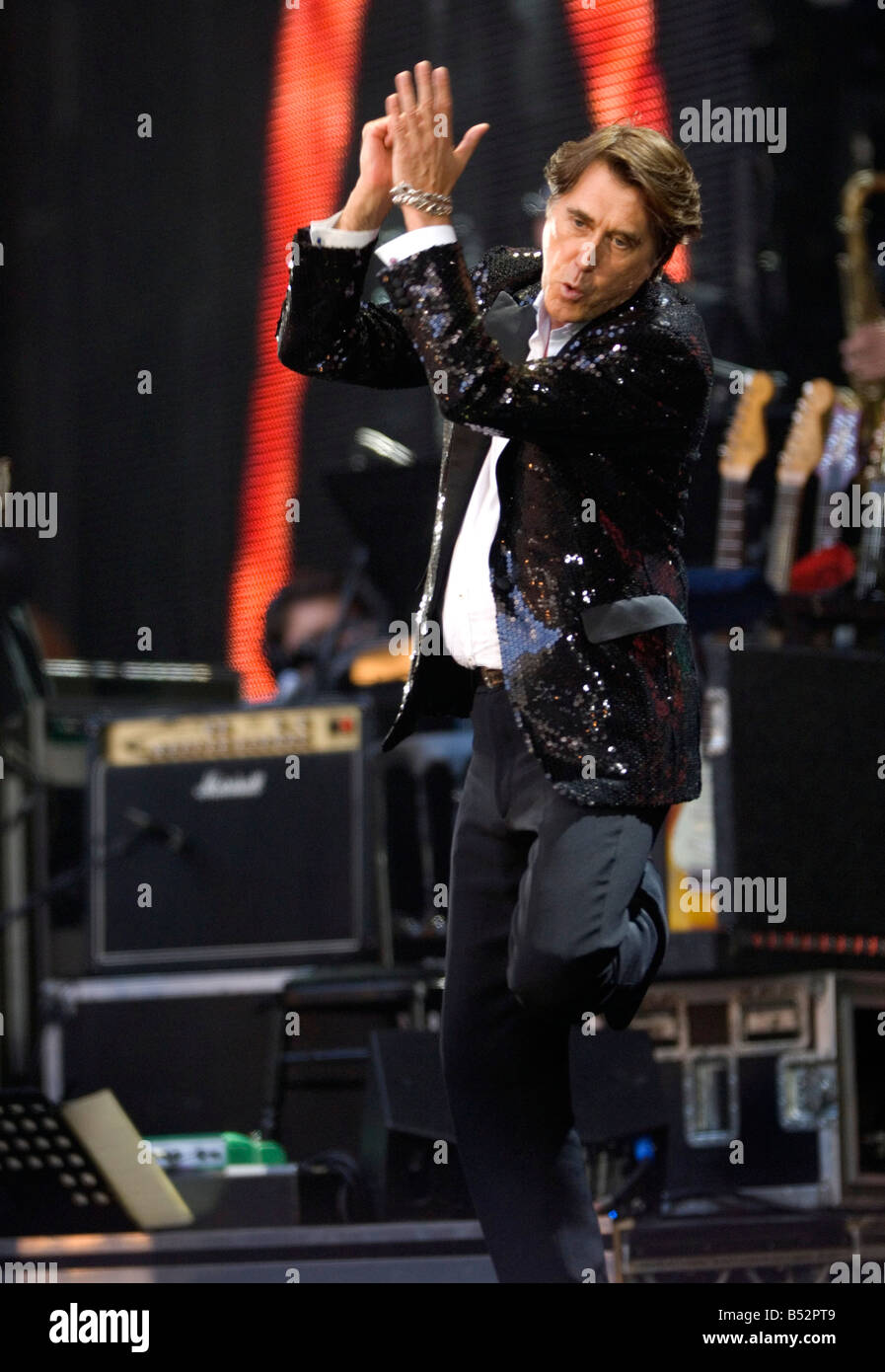 The Princess Diana Memorial concert at wembley stadium today. brian ...