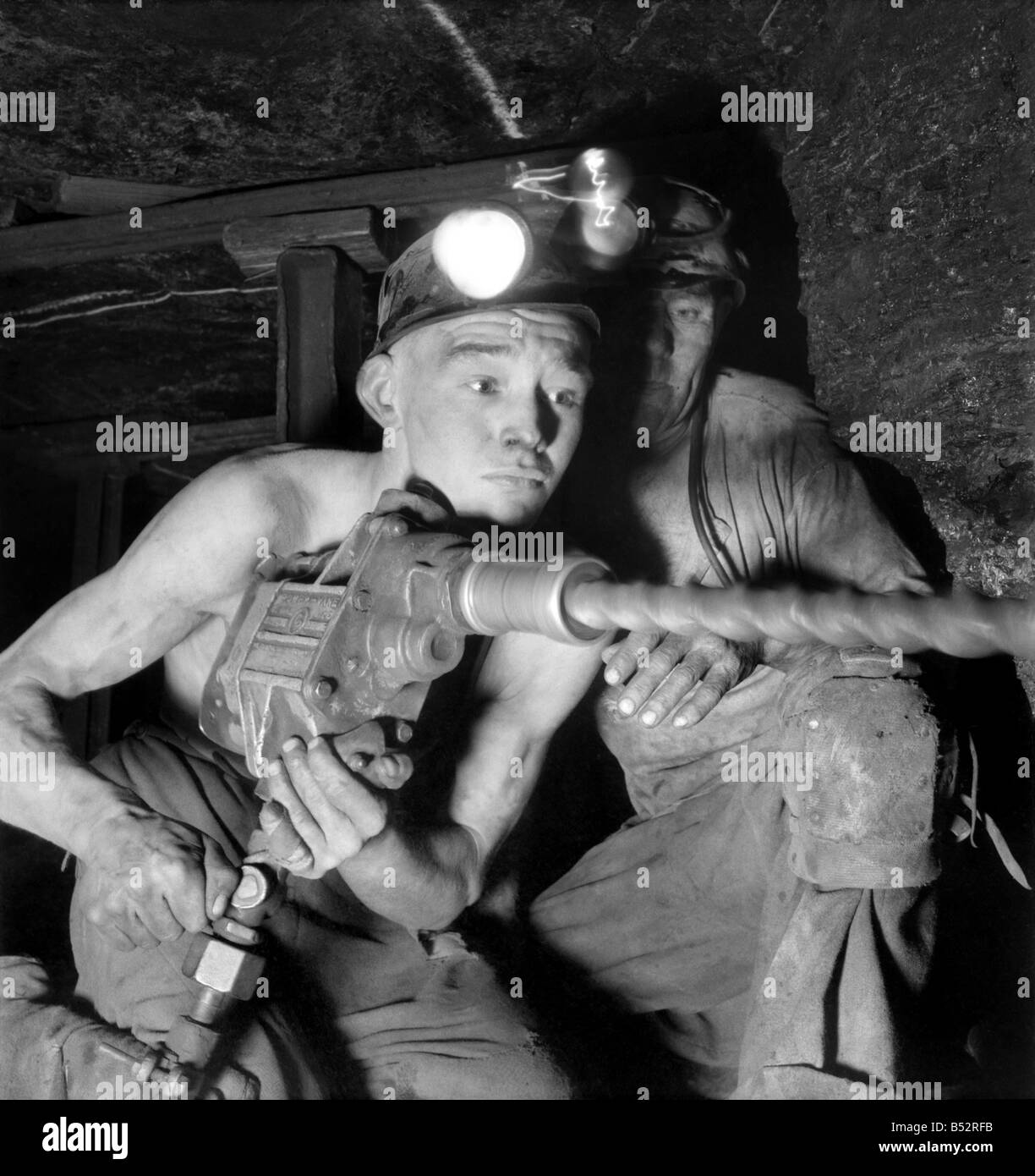 Coal miners 1950s hi-res stock photography and images - Alamy