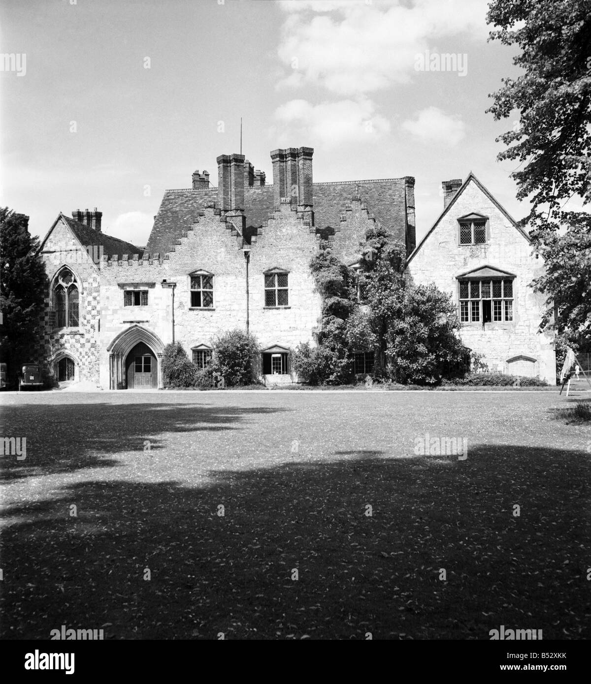 Bisham Abbey Physical Recreation Centre. View of Bisham Abbey building ...