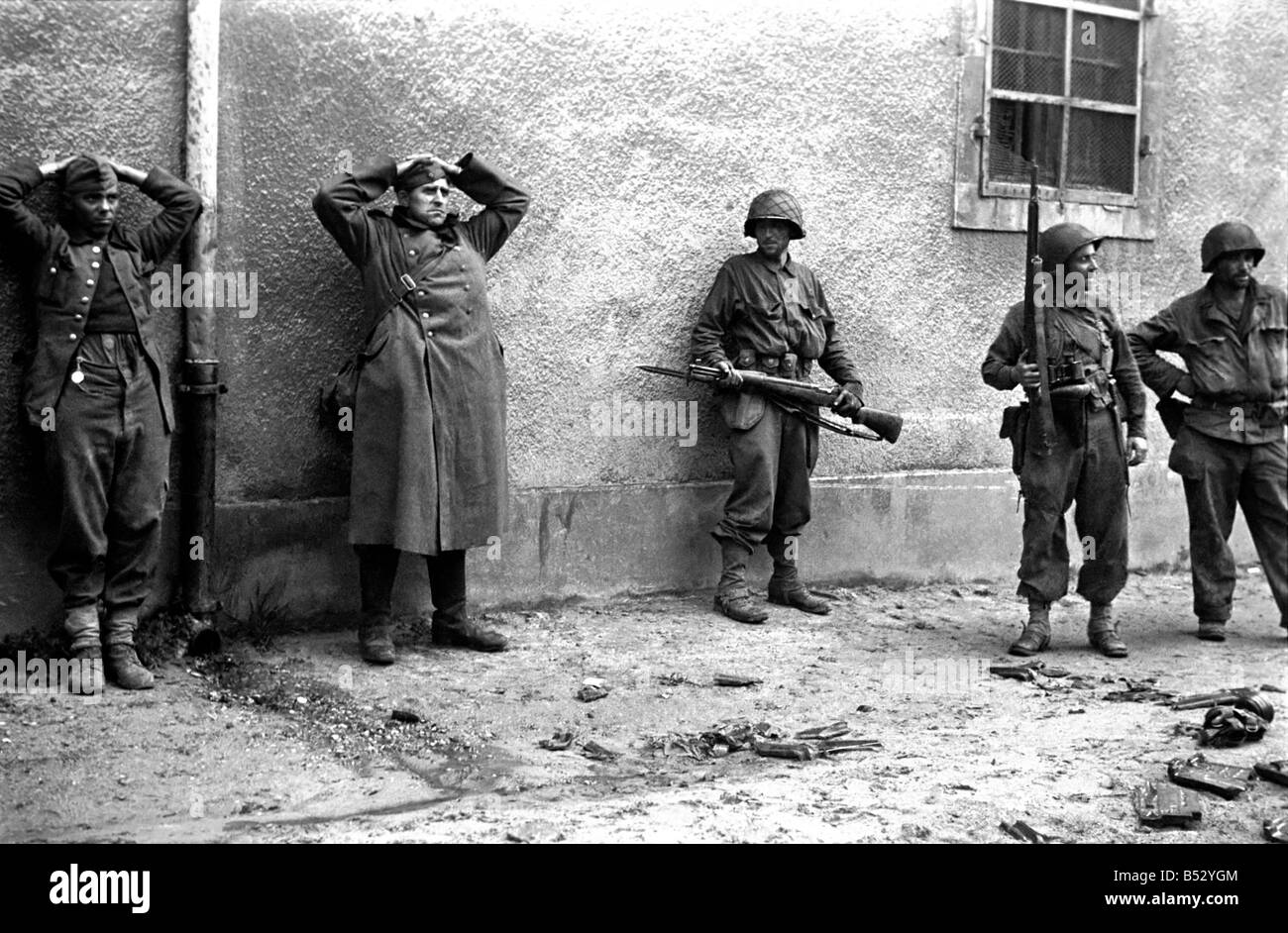German Troops captured by elements of the US Army at Cherbourg ...