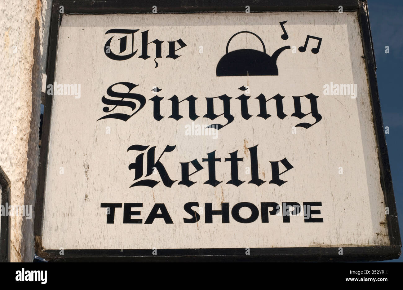 British tea shop sign hi-res stock photography and images - Alamy