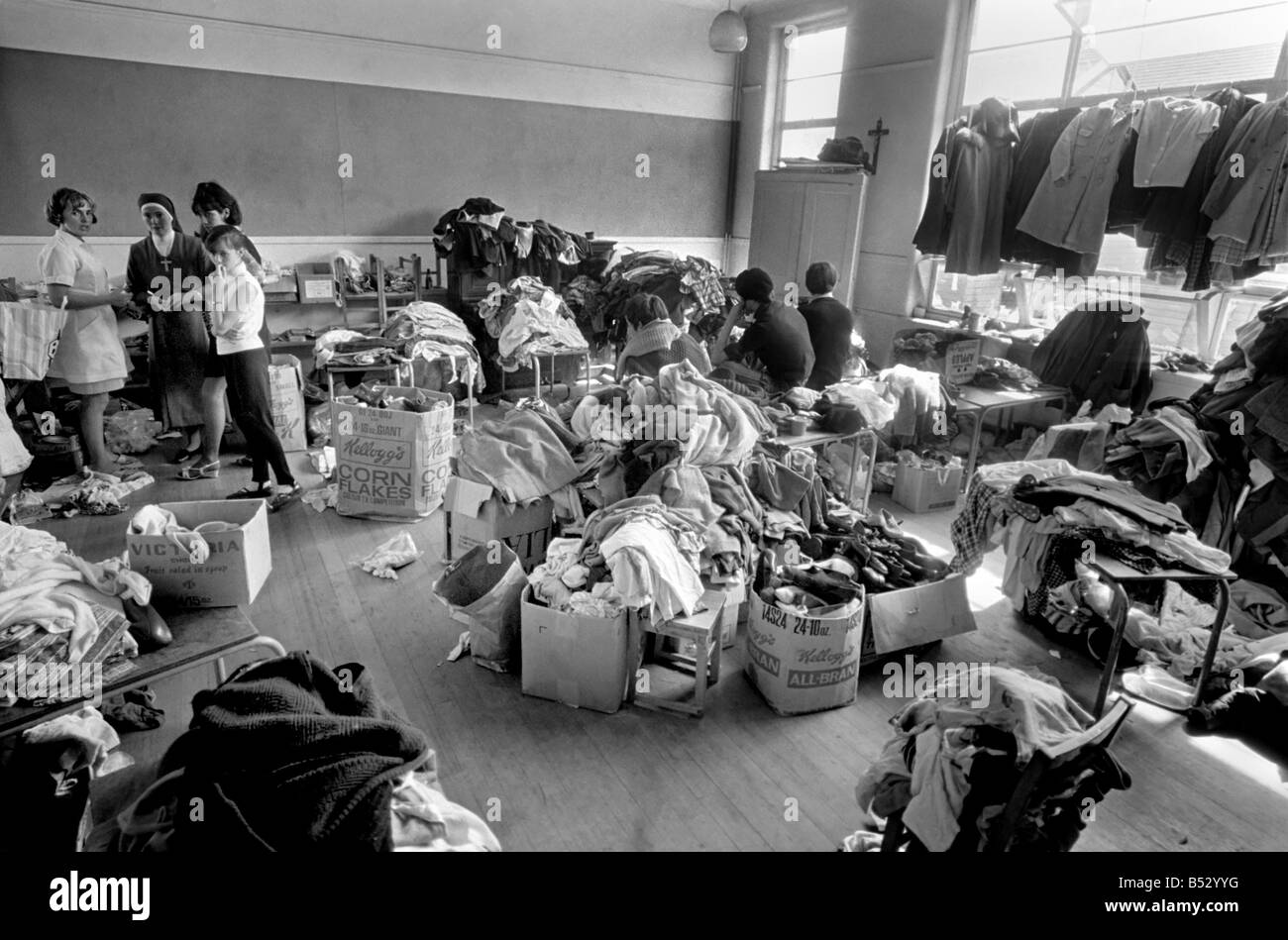A refugee centre in Belfast, Northern Ireland, where residents fleeing ...