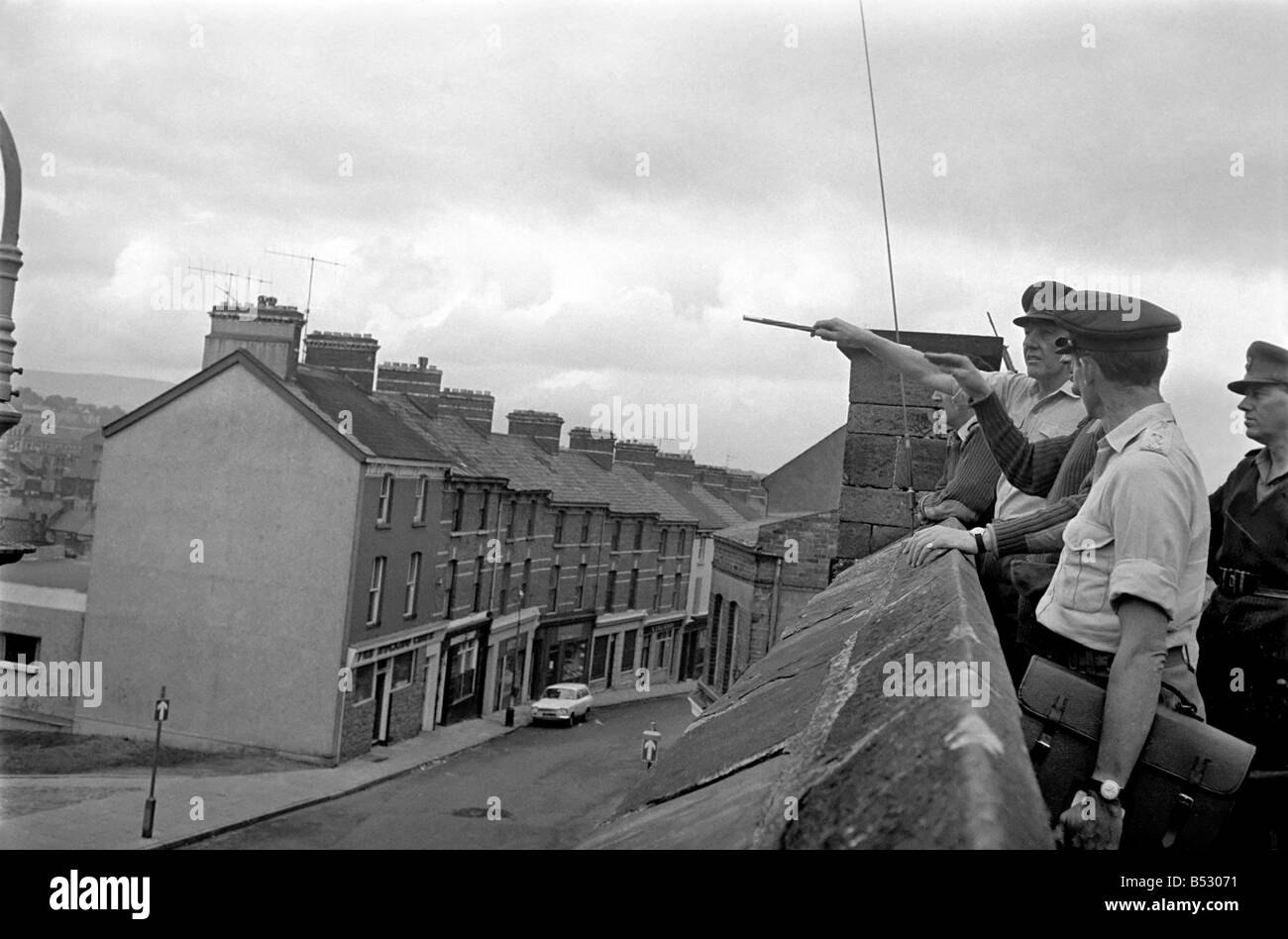Northern Ireland Aug. 1969. Chief of staff General Sir Geoffrey Baker ...