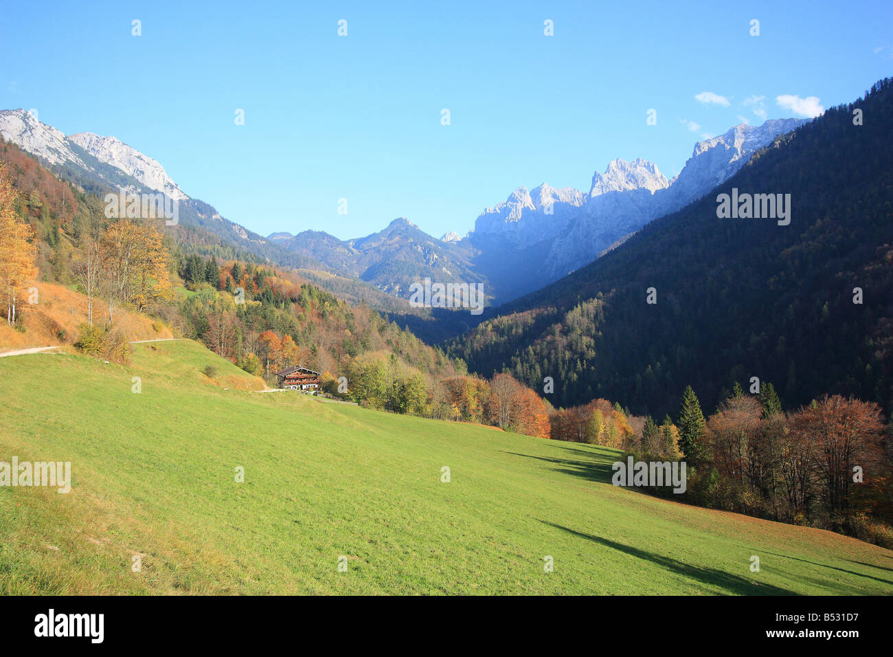 a beautiful day in the tyrolean alps Stock Photo - Alamy