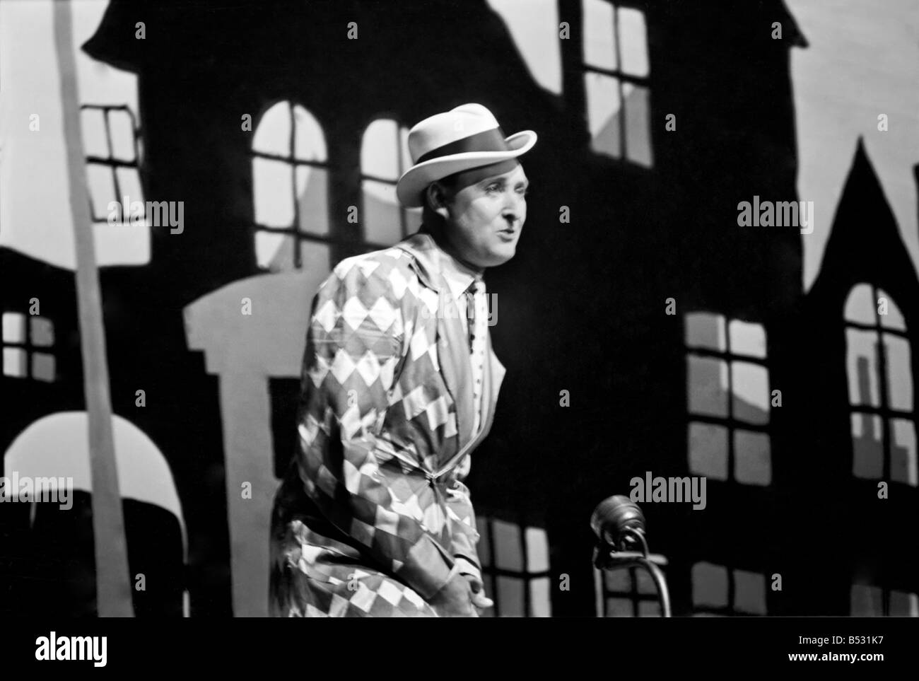Max Miller Performing on Stage . . January 1938 OL305-003 Stock Photo ...