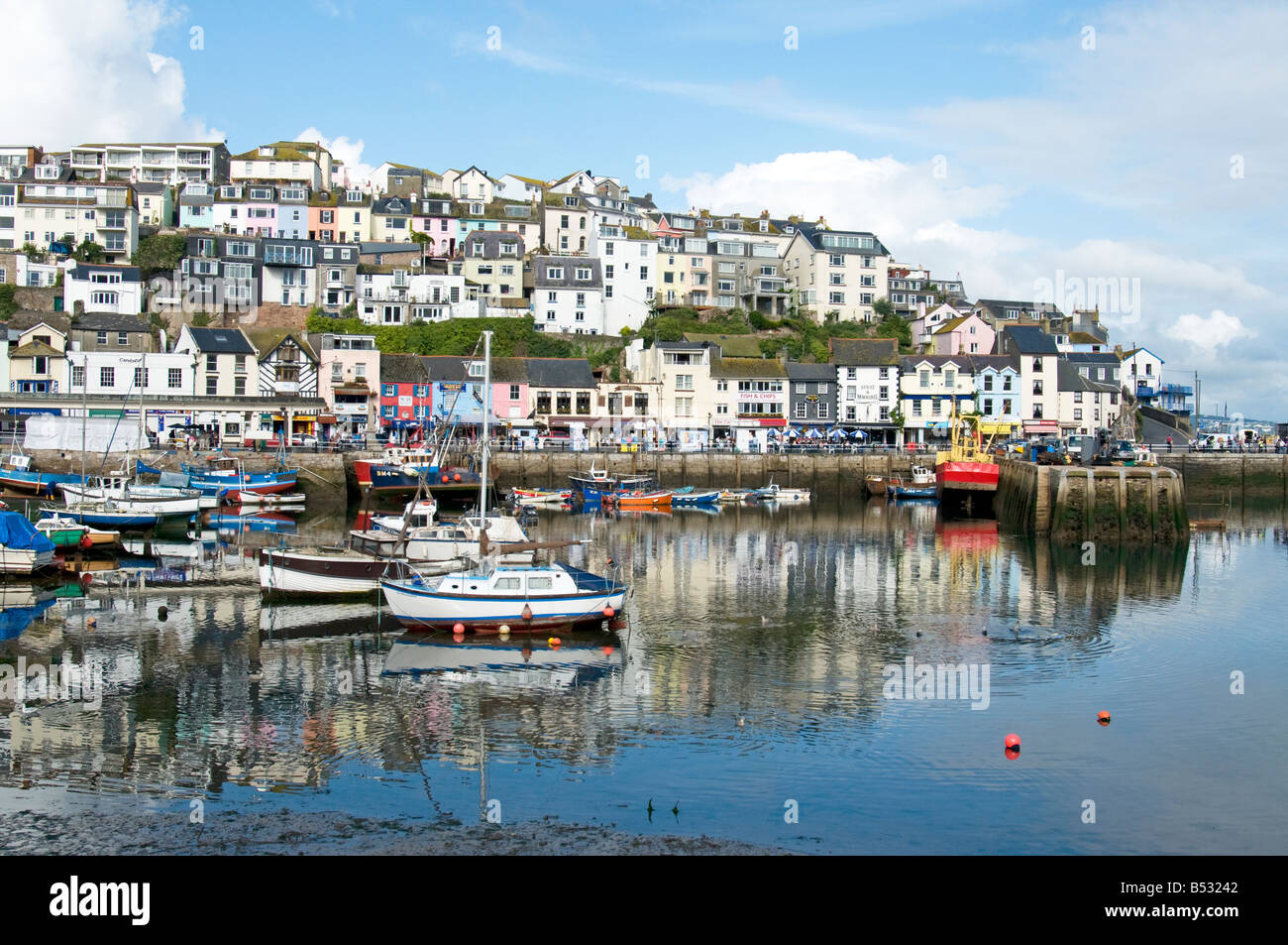 Brixham Harbour West Country Devon England Stock Photo - Alamy