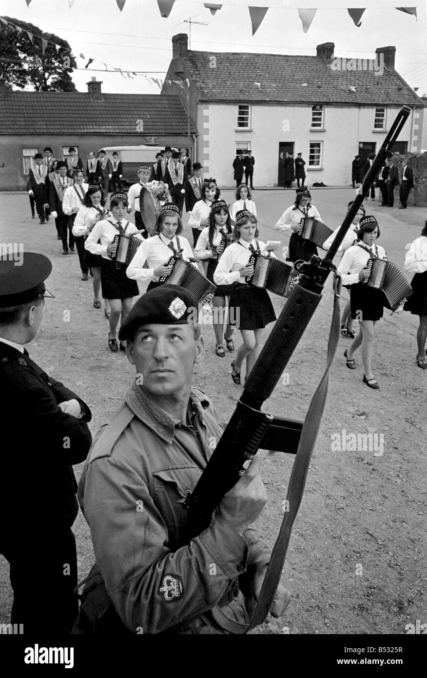 Orange Day Parade in Pomeroy Co. Tyrone. Northern Ireland. July 1970 70 ...