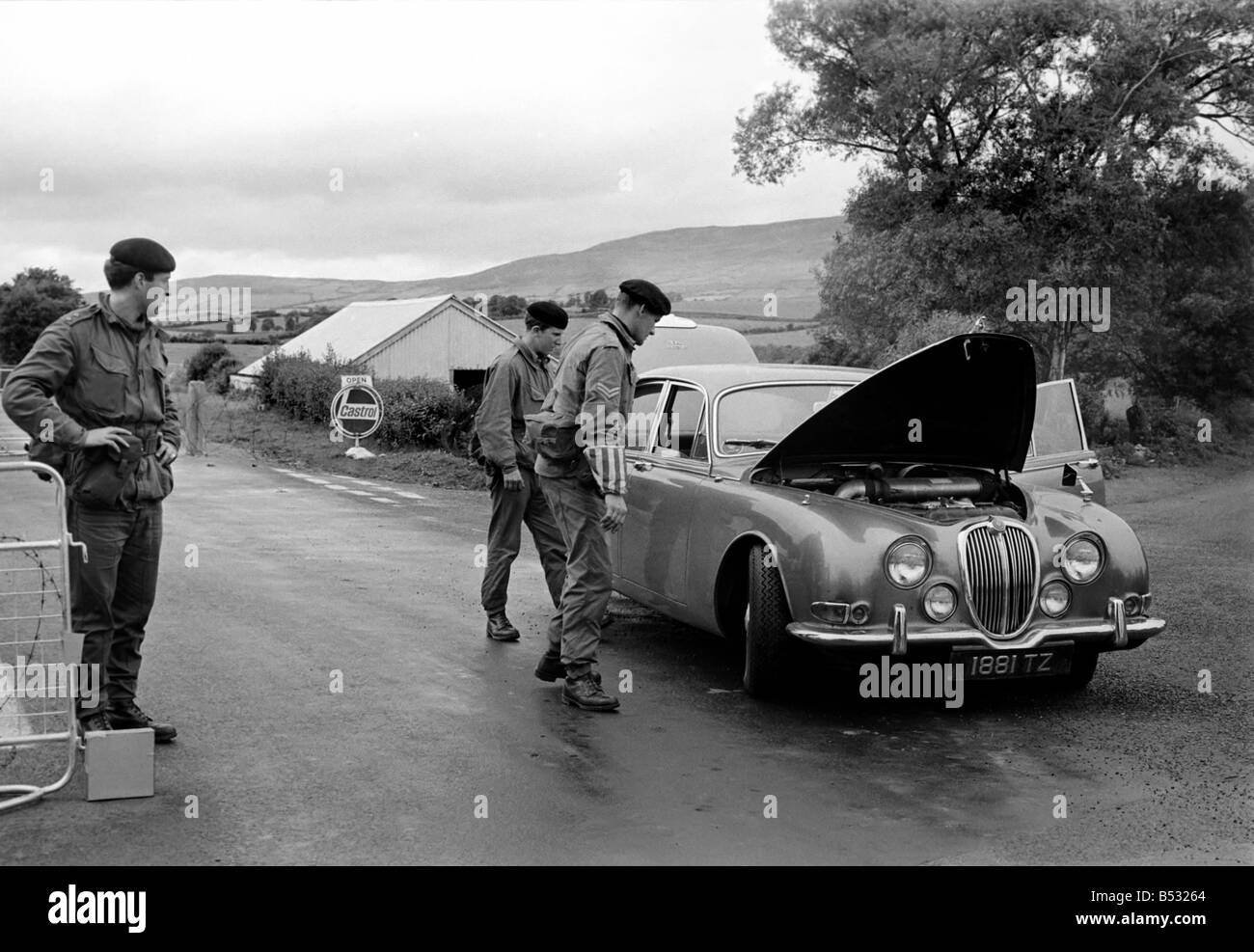 Border crossing Black and White Stock Photos & Images - Alamy