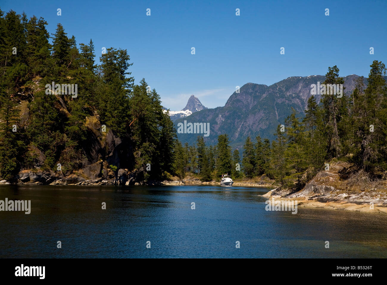 Melanie Cove Desolation Sound British Columbia Canada Stock Photo - Alamy