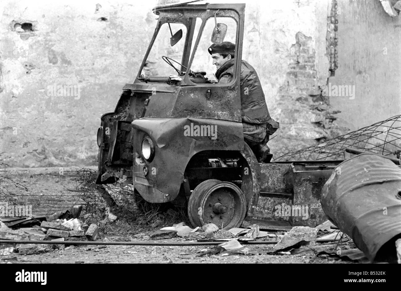 Northern Ireland Sept. 1971, Rioting in the Bogside, Londonderry where ...