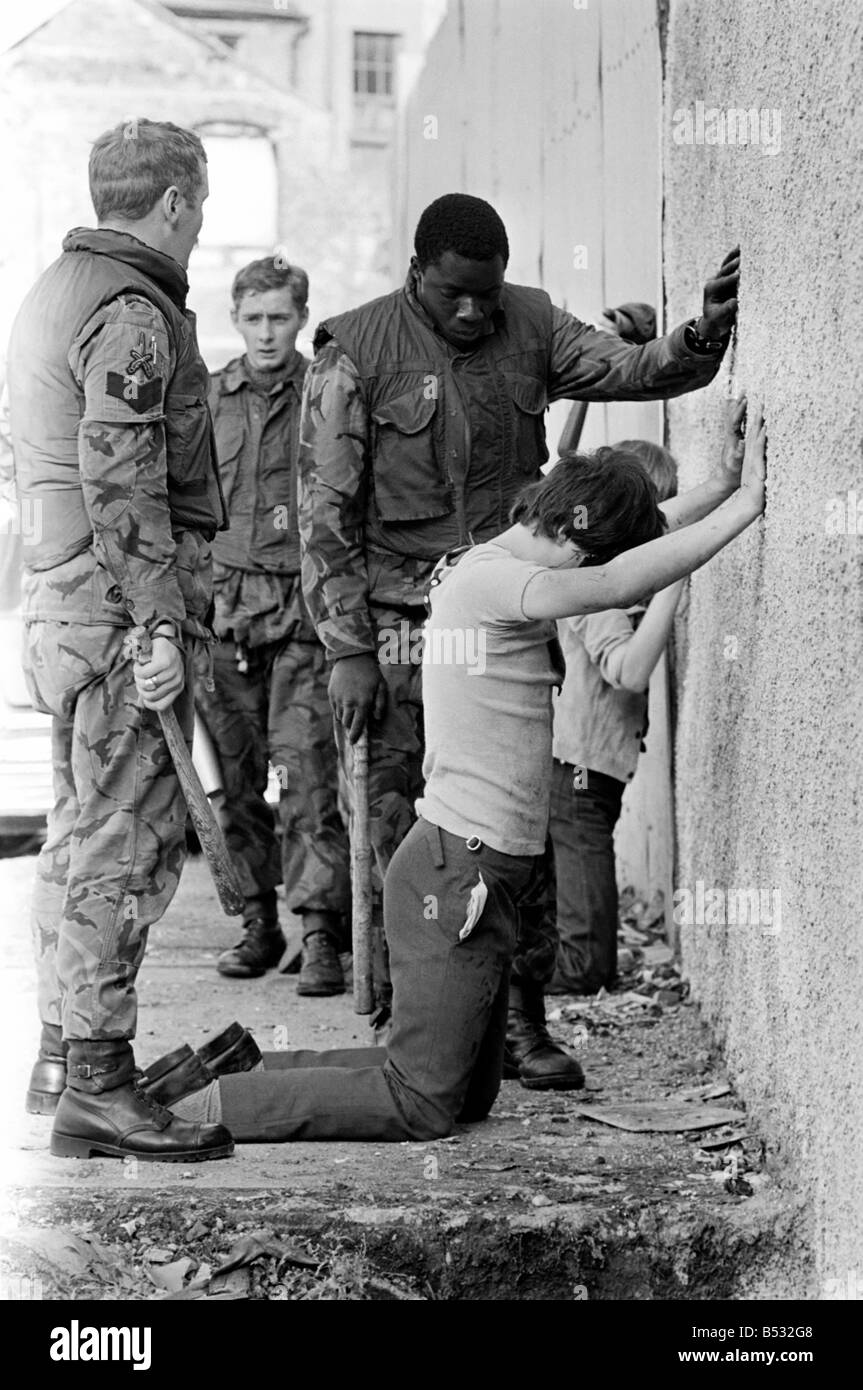 Northern Ireland Sept. 1971, Rioting in the Bogside, Londonderry where ...