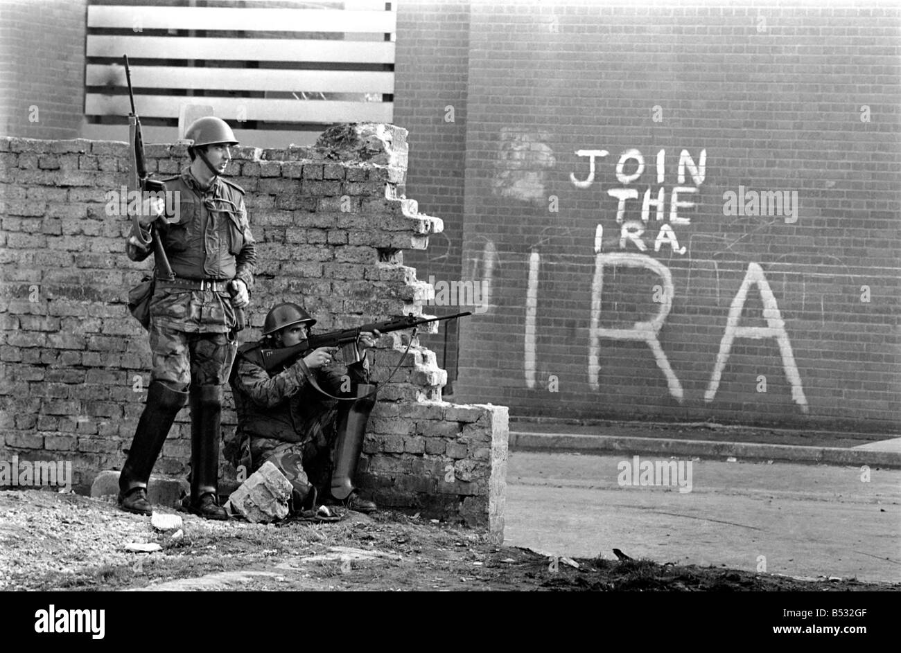 Northern Ireland Sept. 1971, Rioting in the Bogside, Londonderry where ...