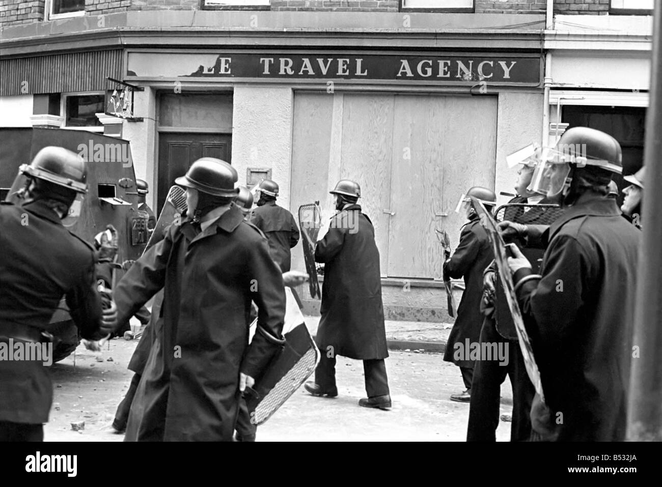 Northern Ireland Aug. 1969. General Scenes of rioting in Londonderry ...