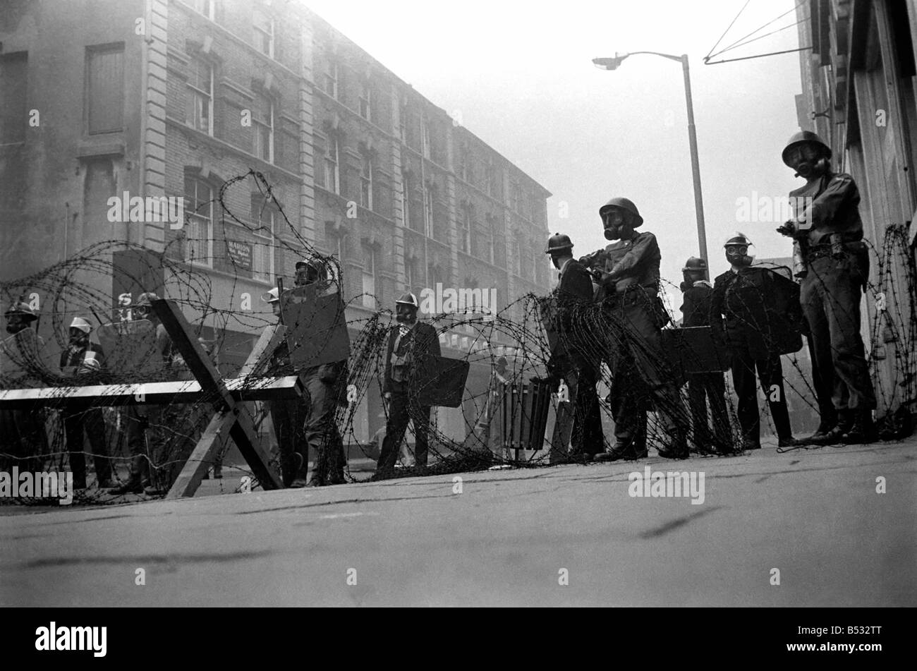Northern Ireland Aug. 1969. Elements of the British Army are deployed ...