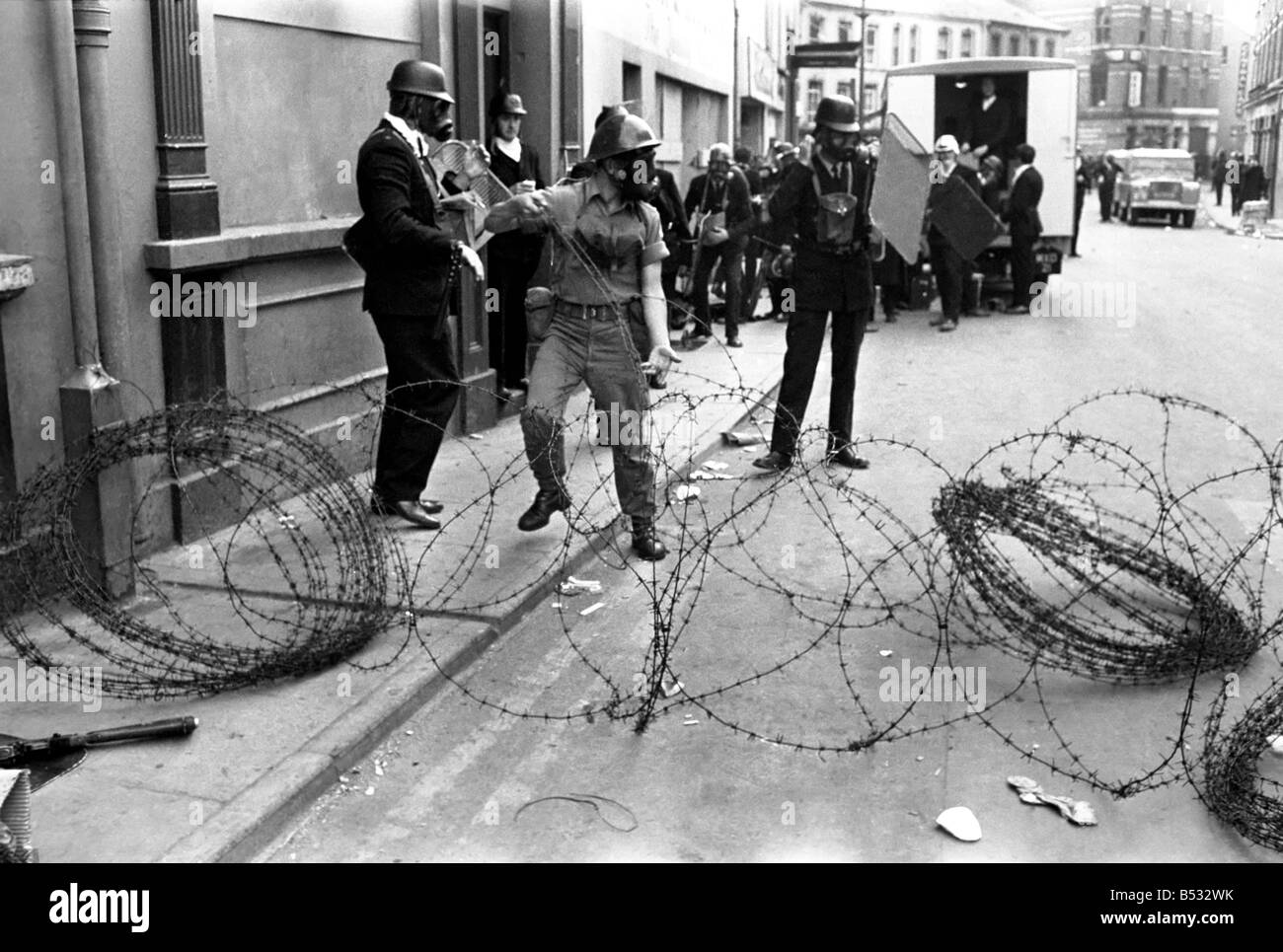 Northern Ireland Aug. 1969. Elements of the British Army are deployed ...