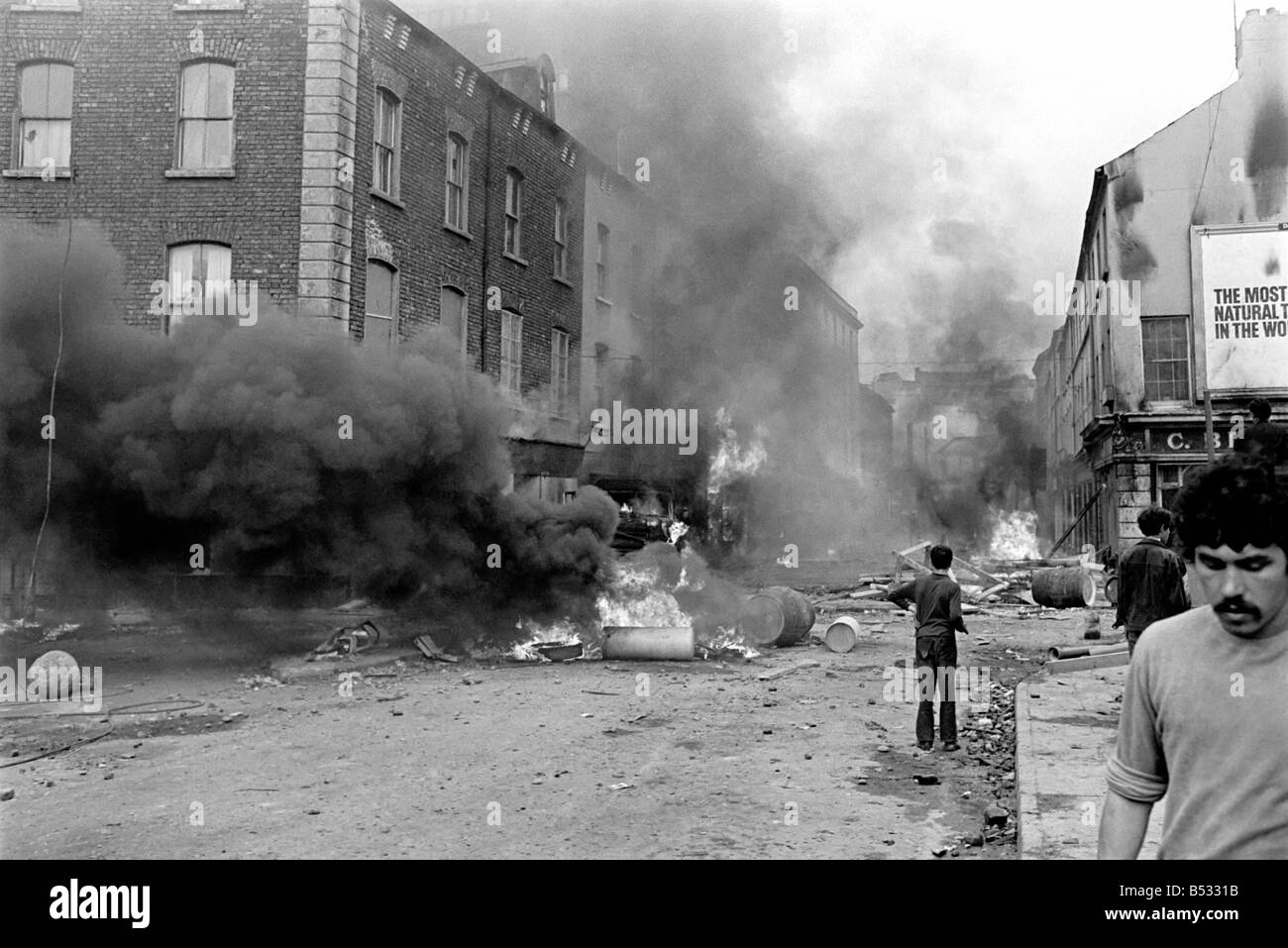 Northern Ireland Aug. 1969. Elements of the British Army are deployed ...