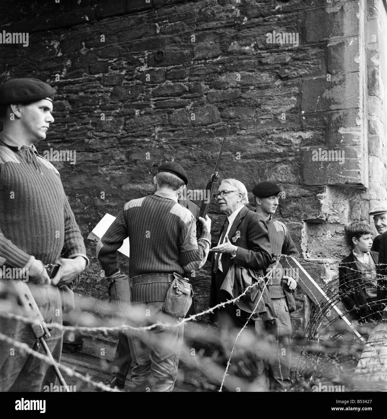 Northern Ireland Sept. 1969. Author Skeffington MP (glasses) seen here ...
