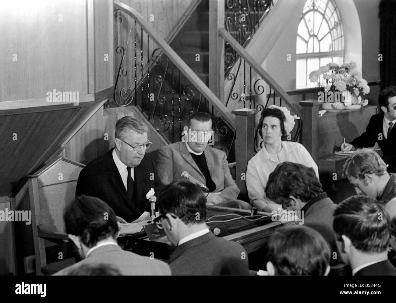 Northern Ireland Sept. 1969. Reverend Ian Paisley seen here with his ...