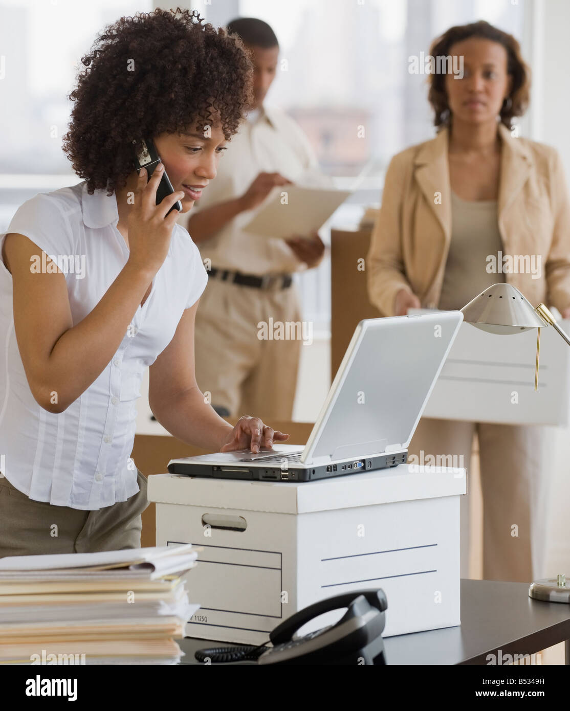 African business people starting new business Stock Photo - Alamy
