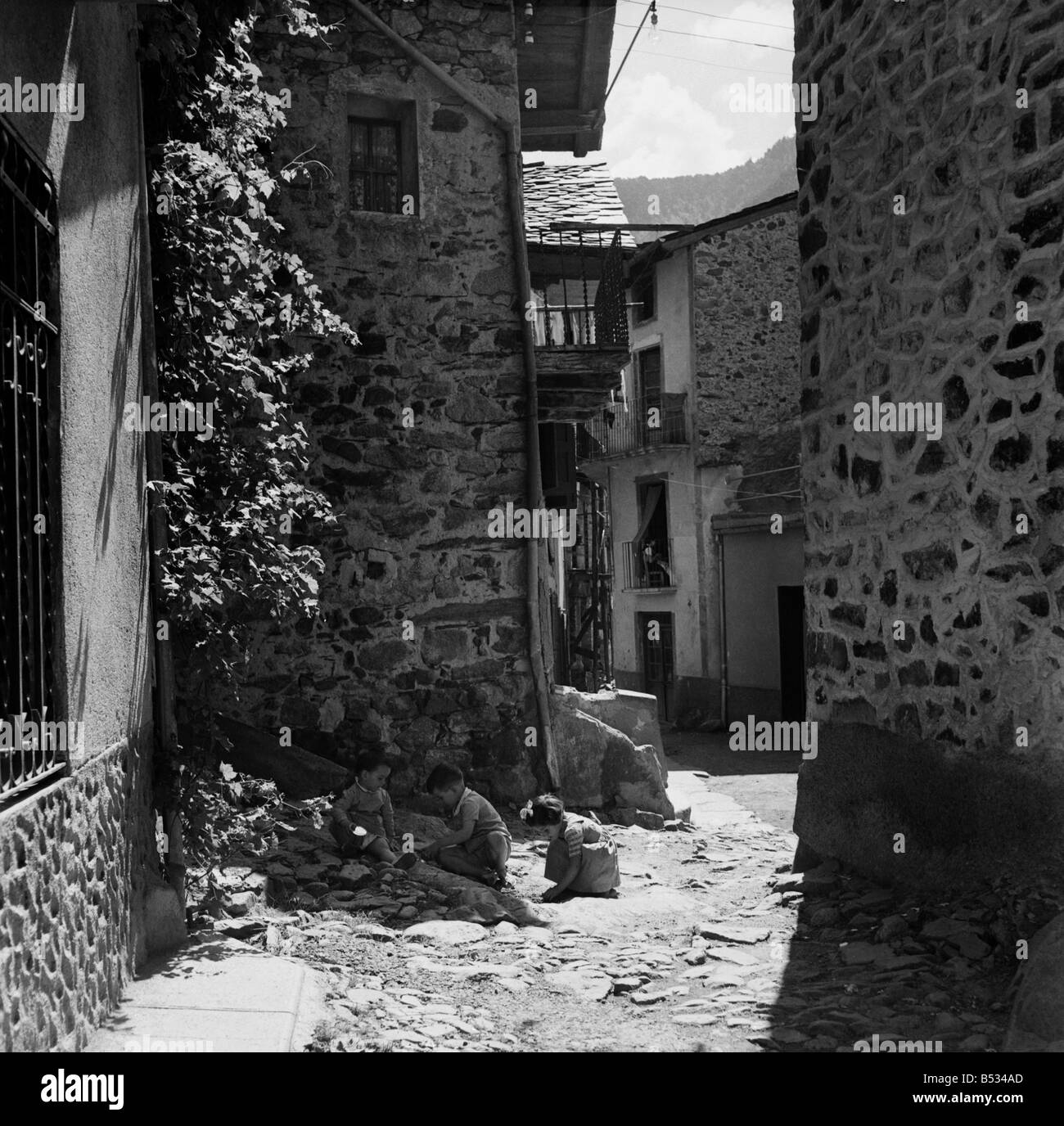 General scenes from the principality of Andorra in the Pyrenees ...