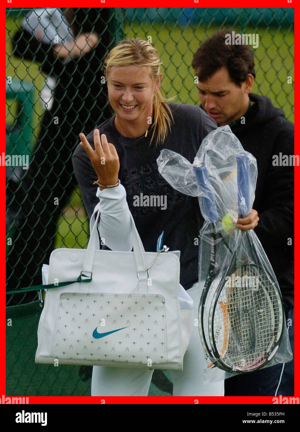 Wimbledon 25th June 2007 Day 1. The Mirror Pic. Chris Grieve. Maria ...