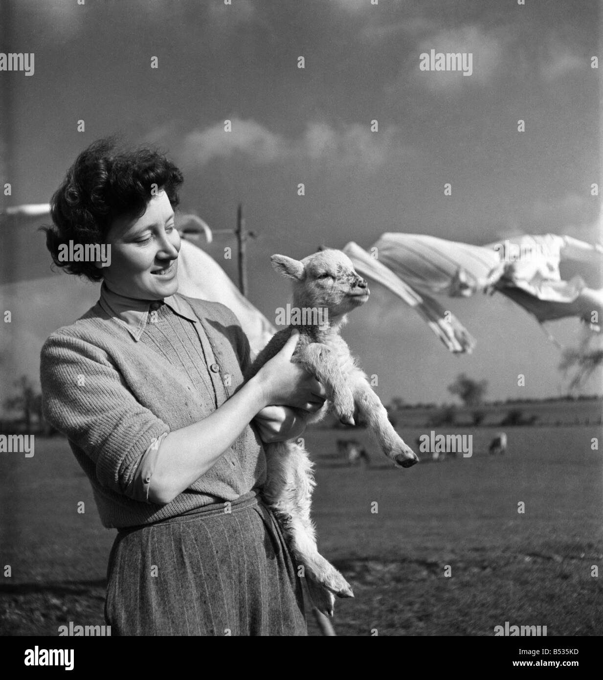 Farm 1950s hi-res stock photography and images - Alamy