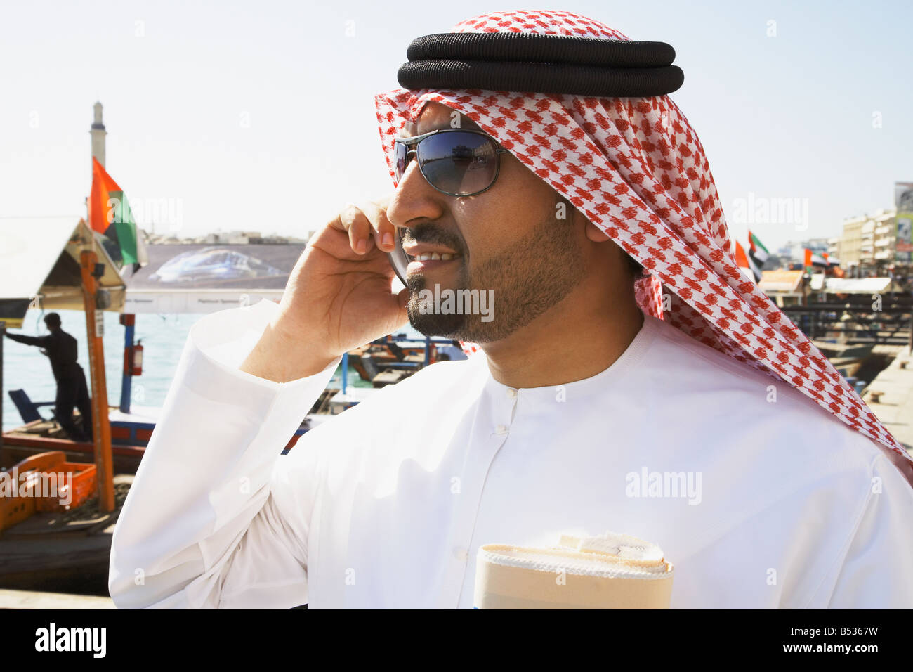 Close up arab man talking hi-res stock photography and images - Alamy