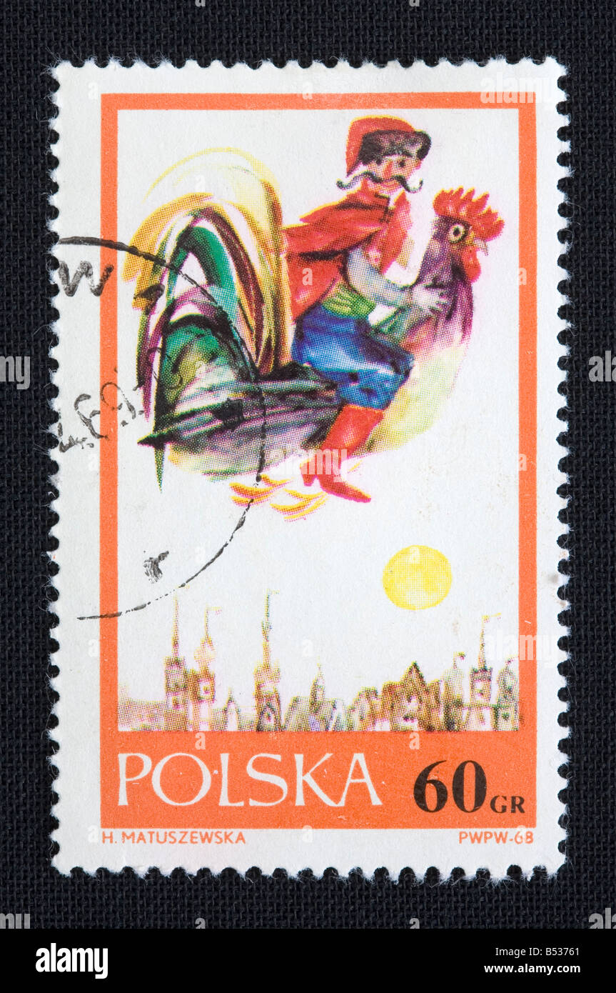 Polish postage stamp hi-res stock photography and images - Alamy