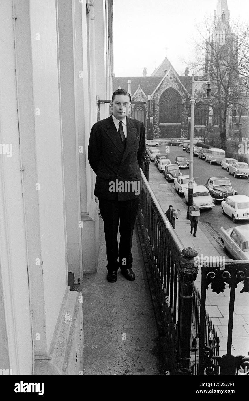 Henry Channon MP January 1962 at home in Chester Sq London Daily herald ...