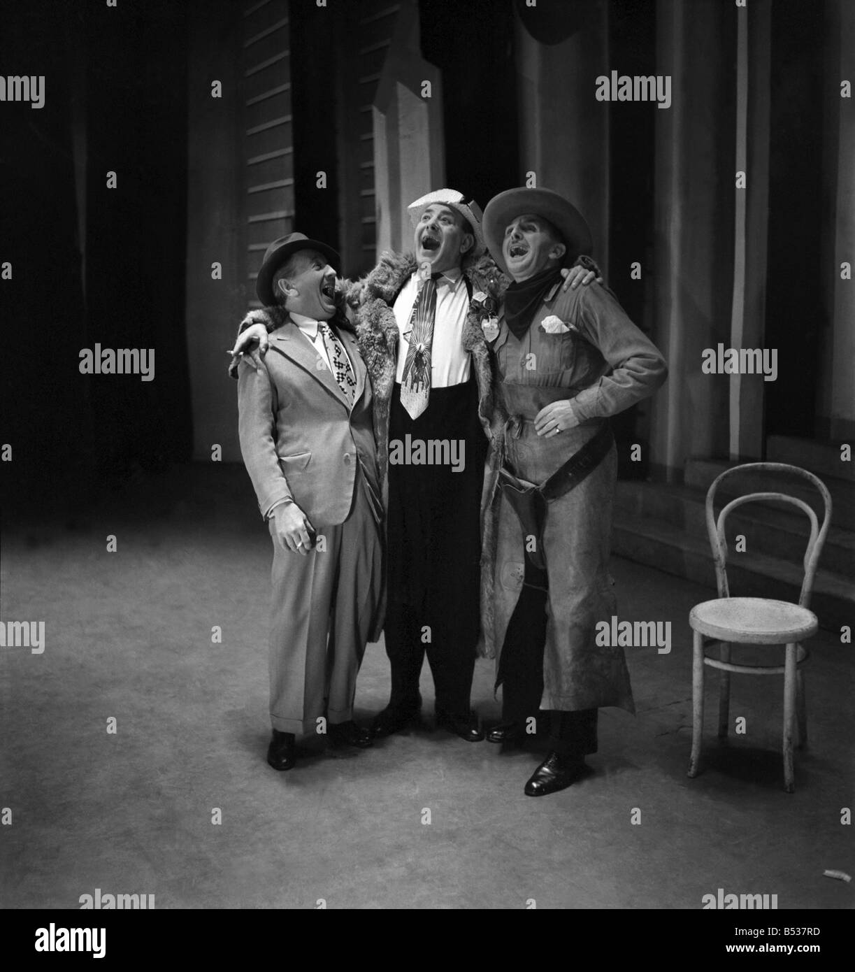 The Crazy Gang, Bud Flanagan, with Teddy Knox and Jimmy Gold. February ...