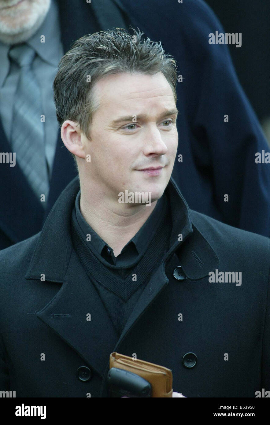 Singer Russell Watson at George Best Memorial Manchester Cathedral ...