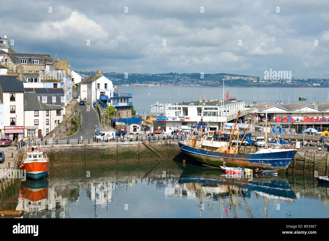 Brixham Harbour West Country Devon England Stock Photo - Alamy