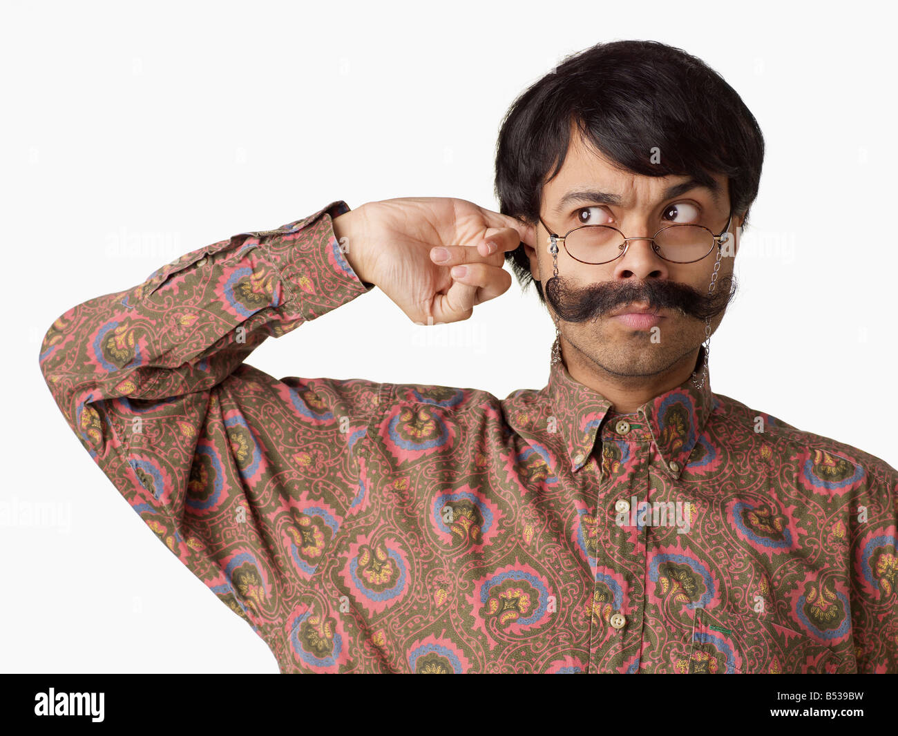 Man Scratching Ear High Resolution Stock Photography and Images - Alamy