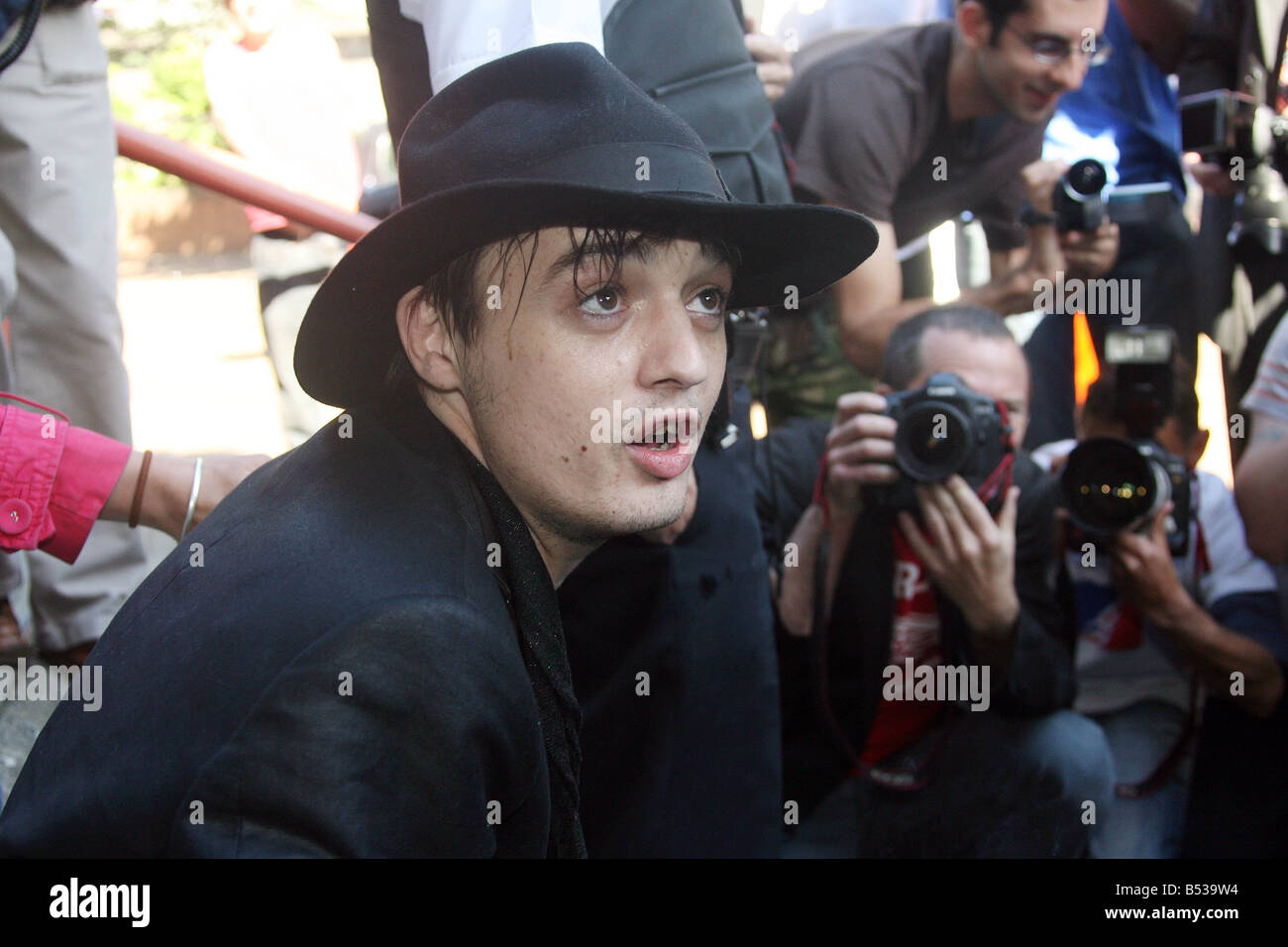 Pete Doherty at West London magistrates court where he appeared on ...