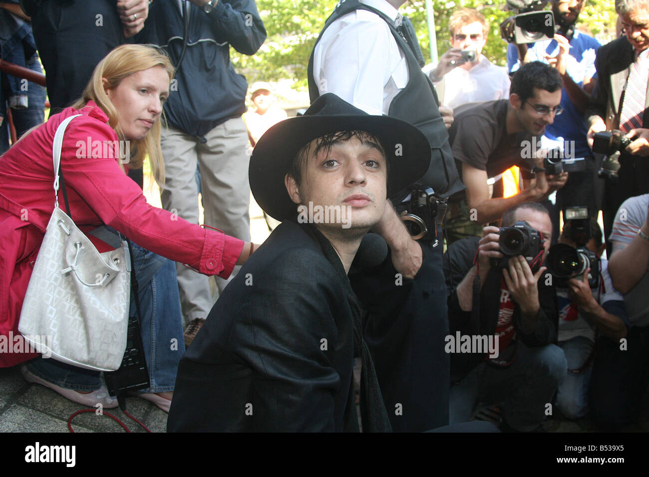 Pete Doherty at West London magistrates court where he appeared on ...