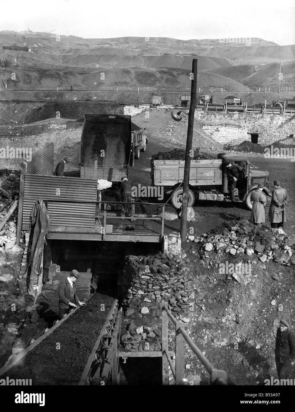 Pit colliery Black and White Stock Photos & Images - Alamy