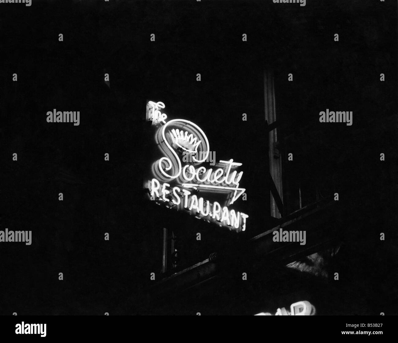 1960s restaurant sign hi-res stock photography and images - Alamy