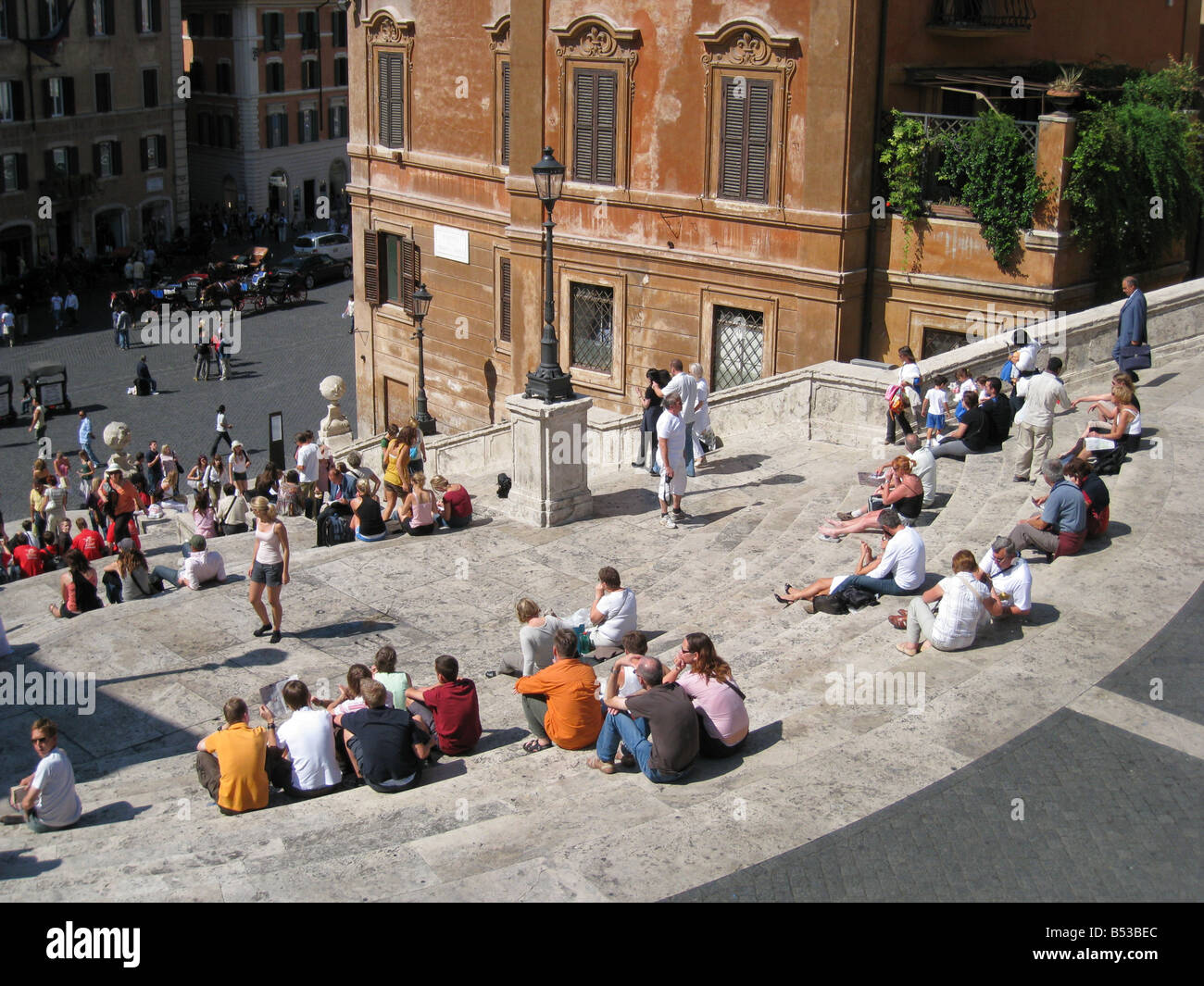Spanish Steps and Piazza di Spagna Rome Italy Stock Photo - Alamy