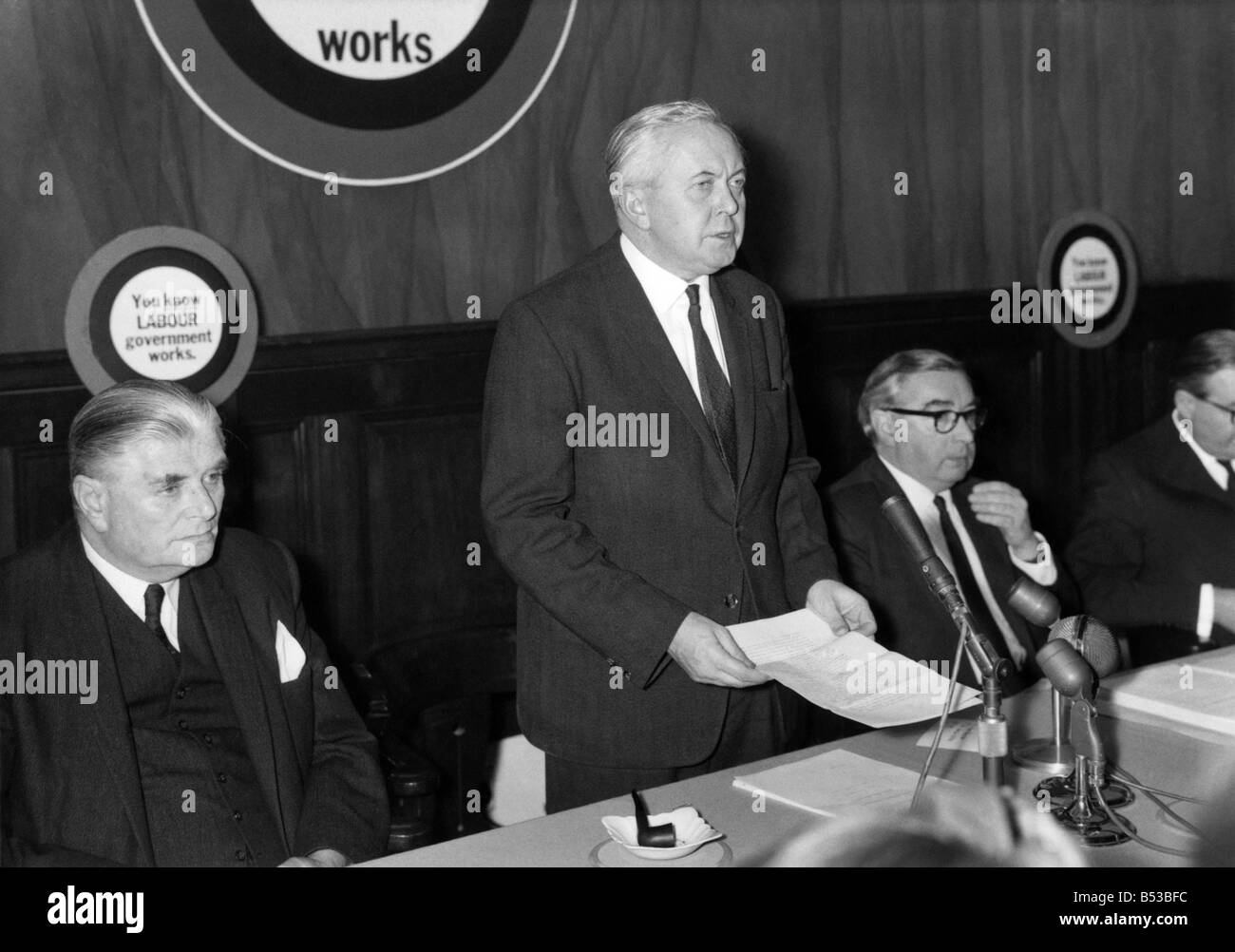 Labour manifesto Black and White Stock Photos & Images - Alamy