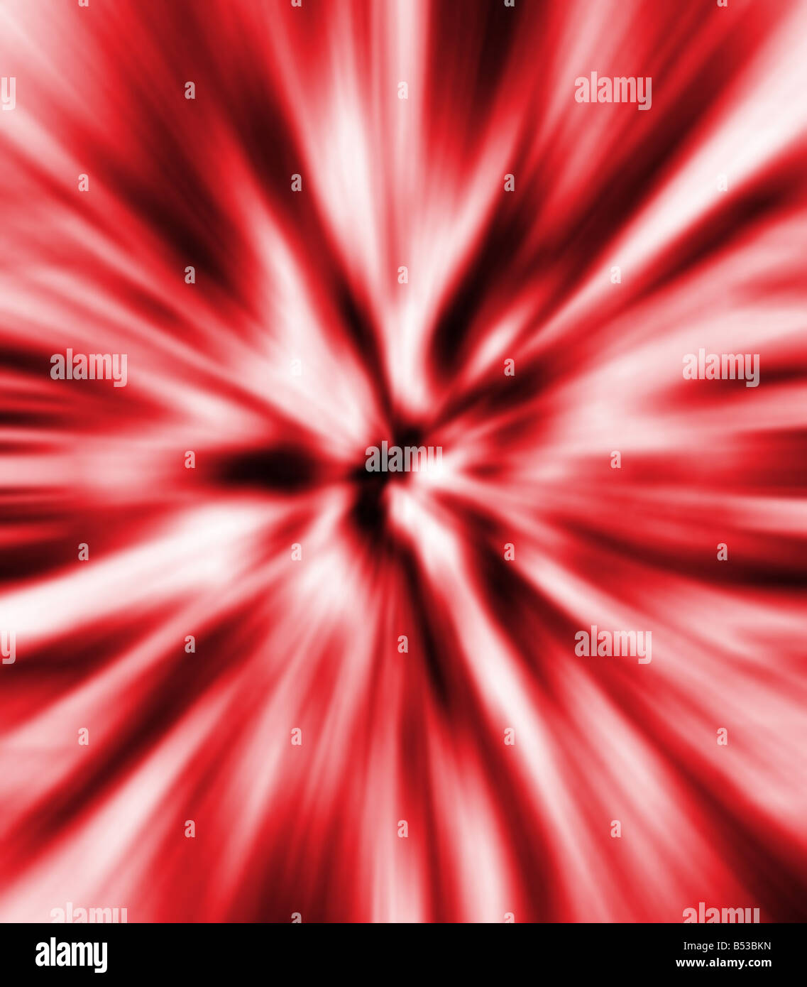 a cool red zoom blur blasting straight ahead Stock Photo - Alamy