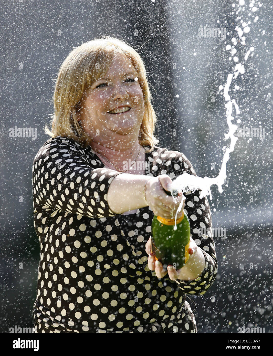 Lottery winner Angela Kelly at Airth Castle Hotel Falkirk Scotland ...