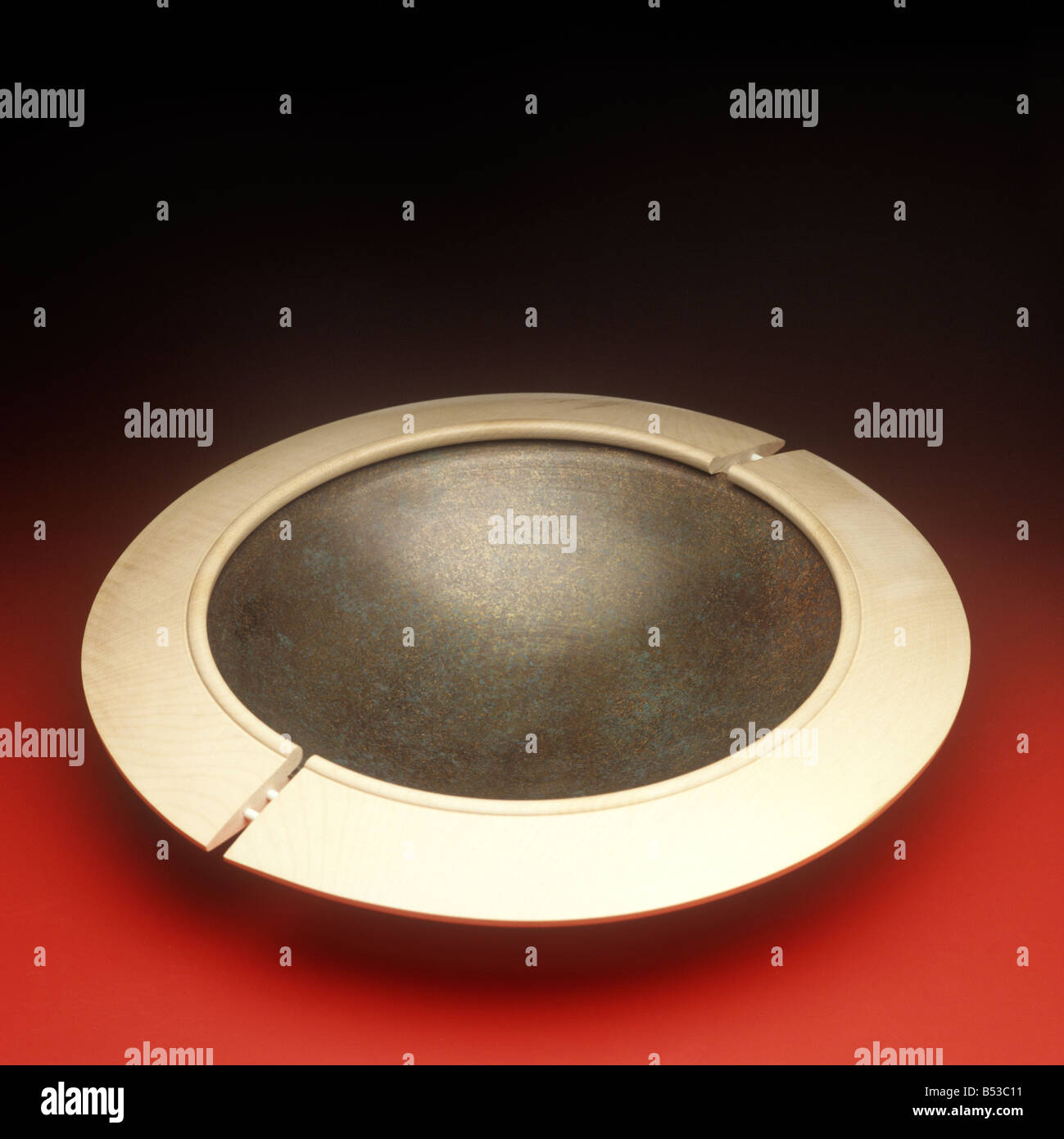 Crafts split rimmed vessel by Philip Harfield in sycamore copper Stock ...