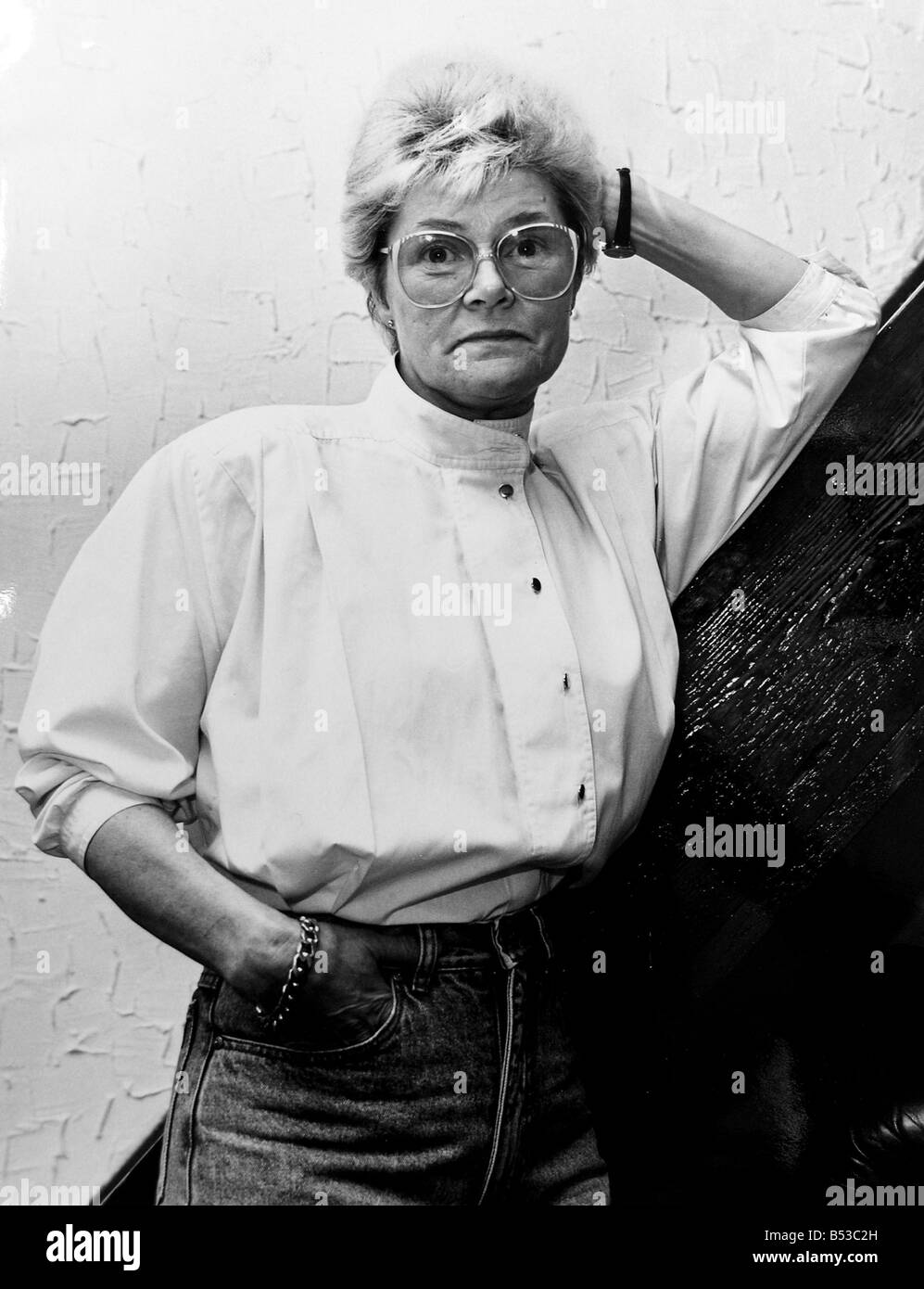 Vivian Nicholson 25 years on from her pools win 27 9 86 Stock Photo - Alamy