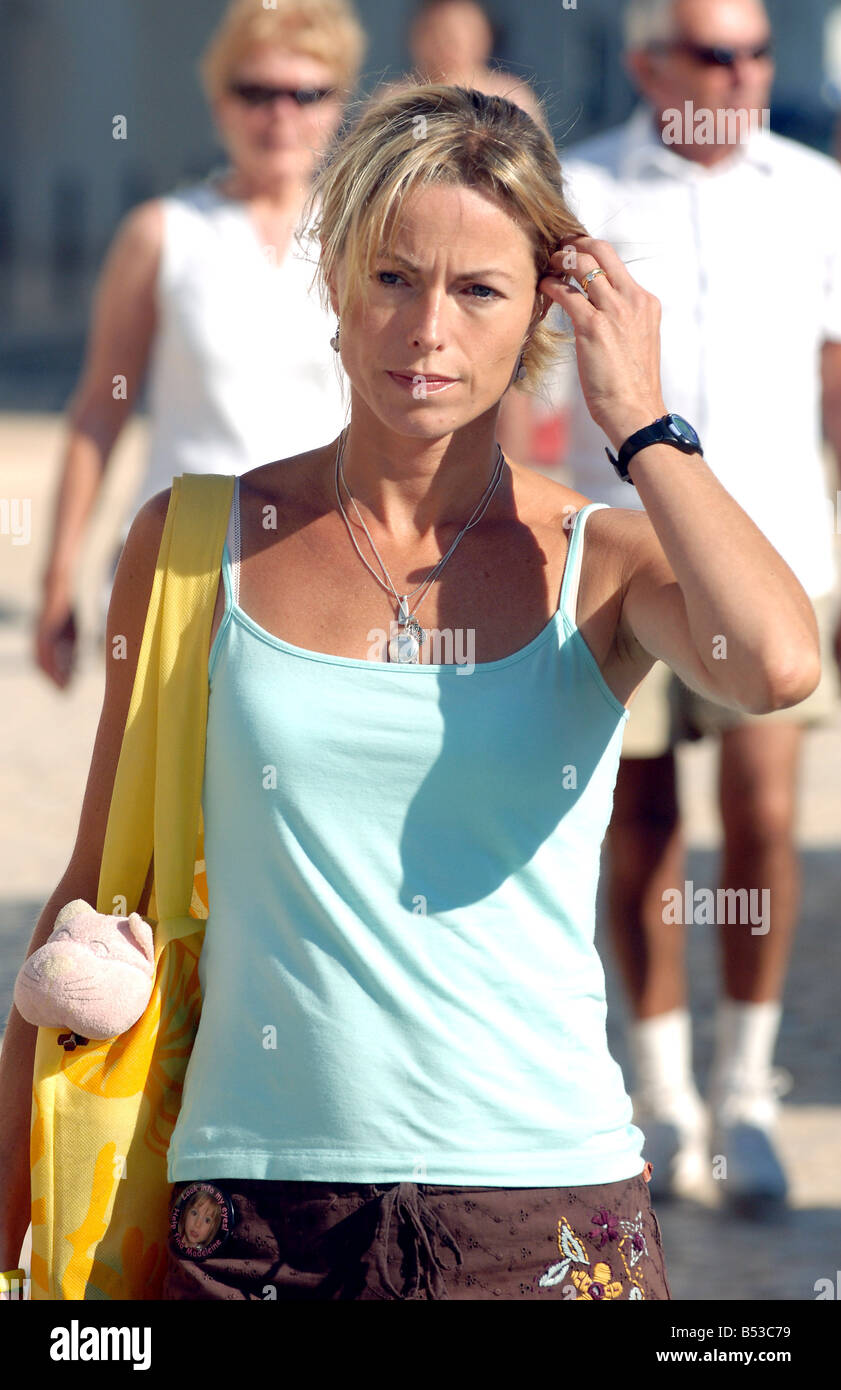 Kate McCann leaves church in Pria da Luz Portugal. Madeleine McCann ...